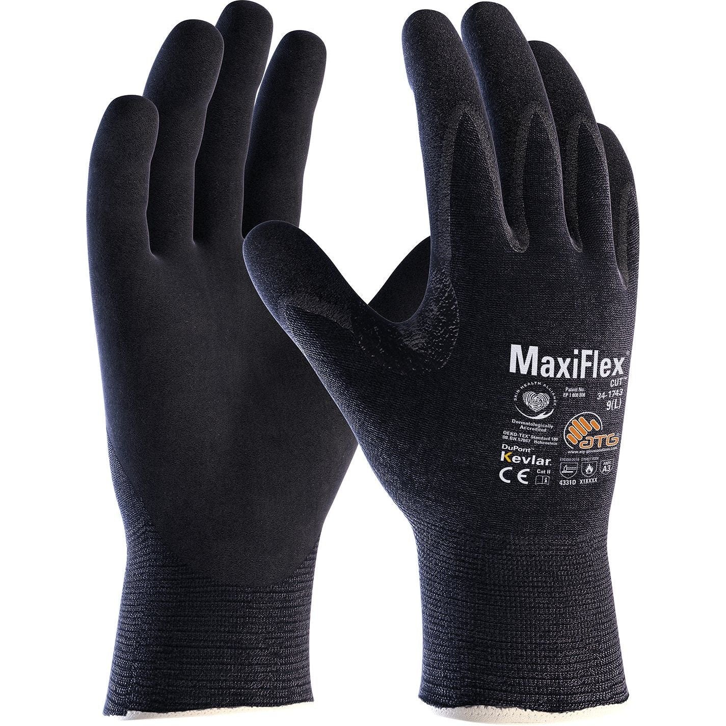 ATG MaxiFlex Cut Kevlar 3D Gloves | Spar 30% – Sikkerhedsgiganten
