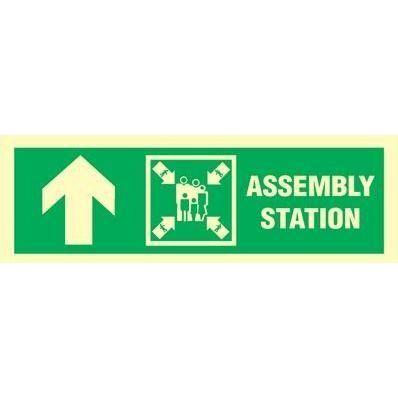 Sign IMO Assembly station arrow up 100050 | Køb hos SikkerhedsGiganten ...