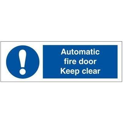 Sign IMO Automatic fire door 106217 | Køb hos SikkerhedsGiganten ...
