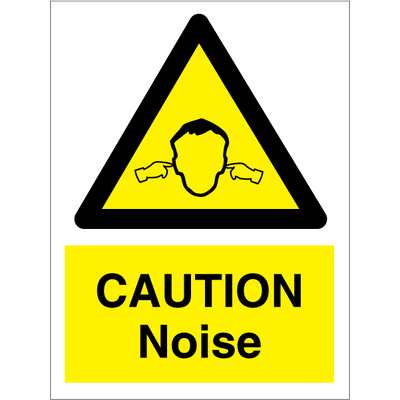 Sign IMO Caution Noise 107099 | Køb hos SikkerhedsGiganten ...