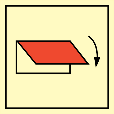 Sign IMO Closing appliance for exterior ventilation inlet or outlet ...