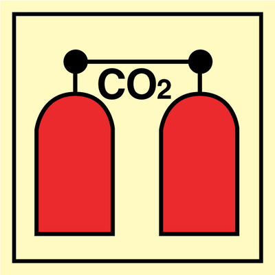 Sign IMO CO2 release station 10409 | Køb hos SikkerhedsGiganten ...
