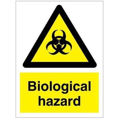 Sign IMO Danger Biological hazard 107101 | Køb hos SikkerhedsGiganten ...