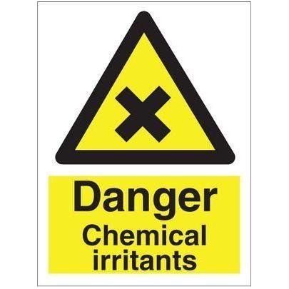 Sign IMO Danger Chemical irritants 107021 | Køb hos SikkerhedsGiganten ...