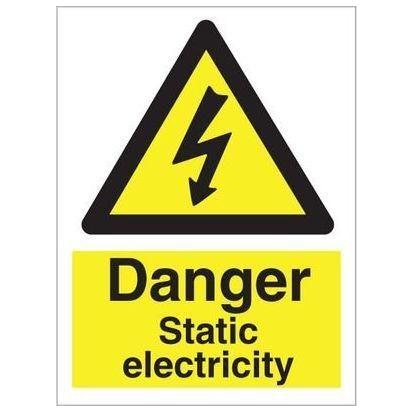 Sign IMO Danger static electricity 107030 | Køb hos SikkerhedsGiganten ...