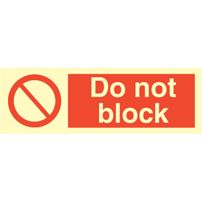 Sign IMO Do not block 102081 | Køb hos SikkerhedsGiganten ...