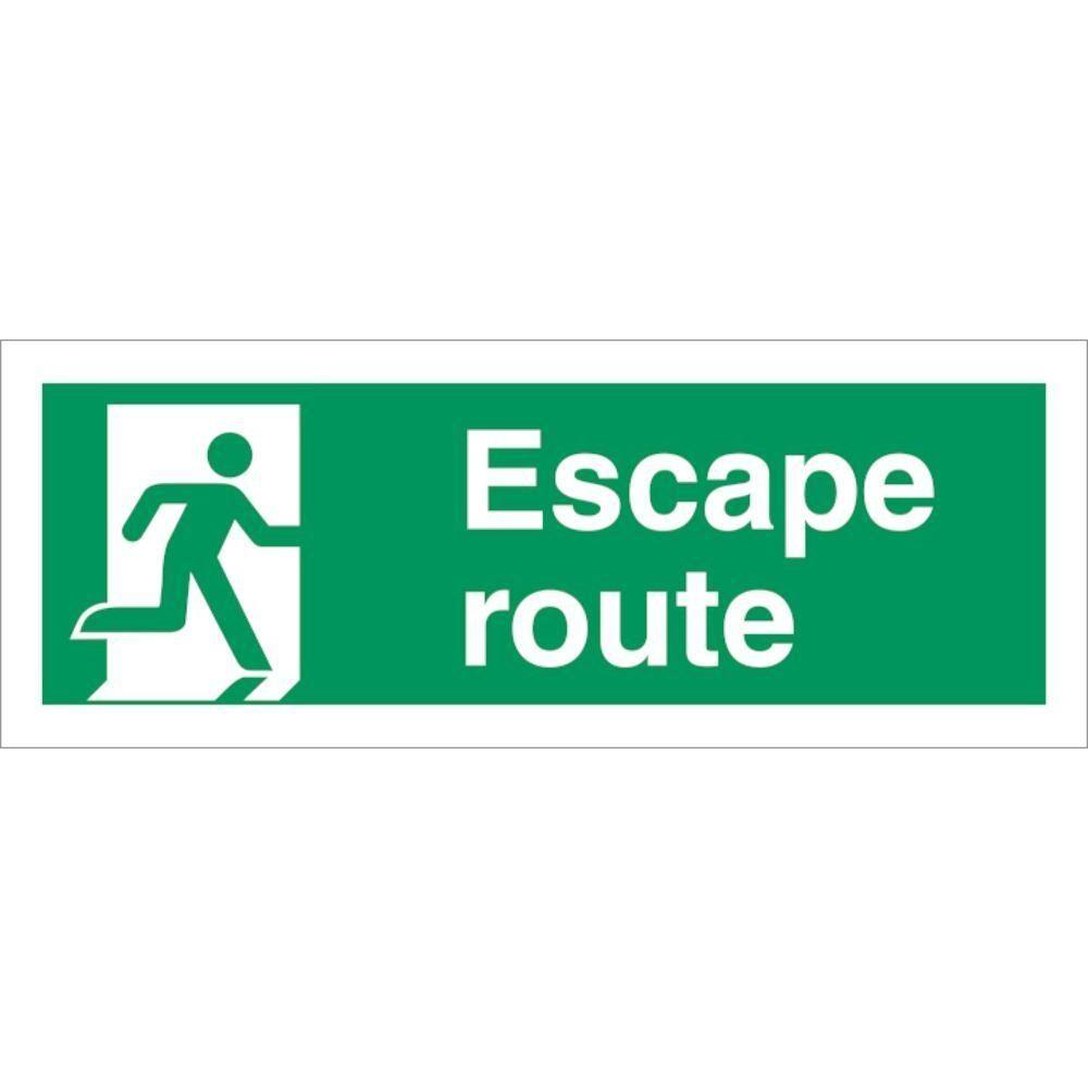 Sign IMO Escape route right 100112 | Køb hos SikkerhedsGiganten ...