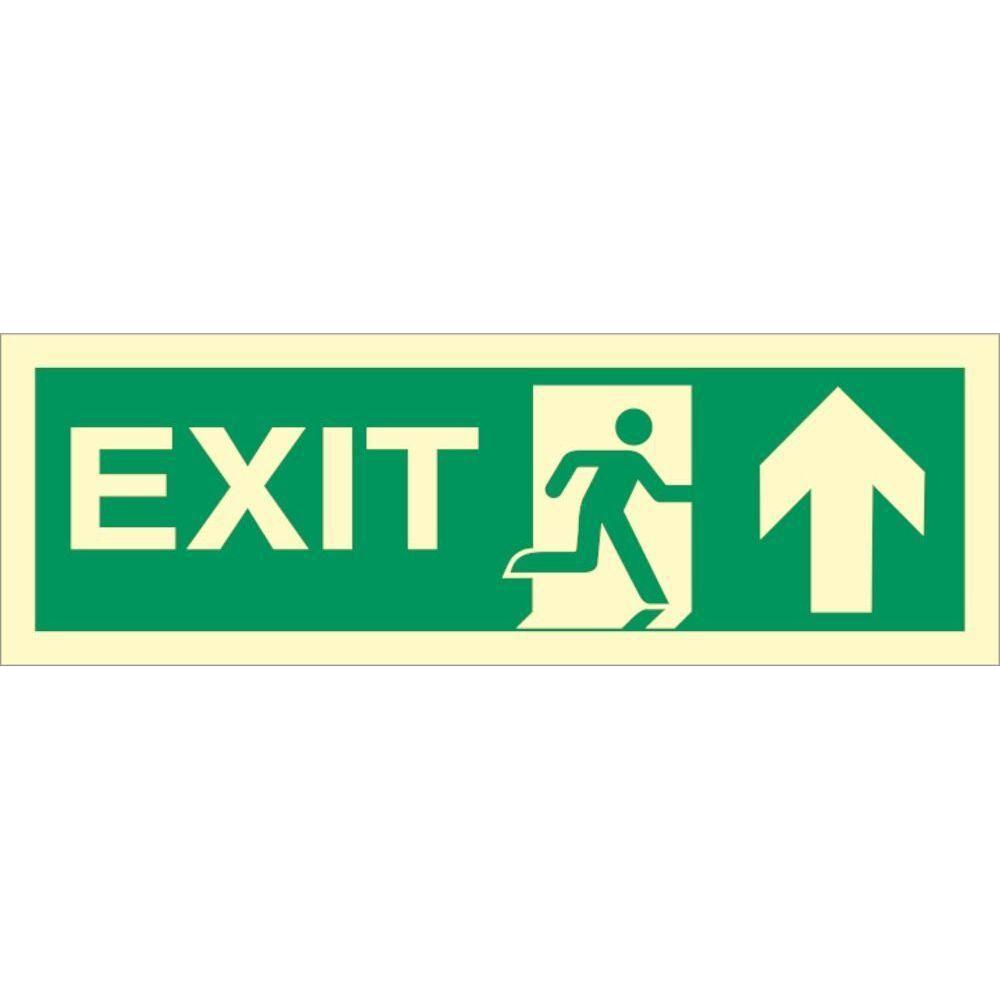 Sign IMO Exit right arrow up 100004 | Køb hos SikkerhedsGiganten ...
