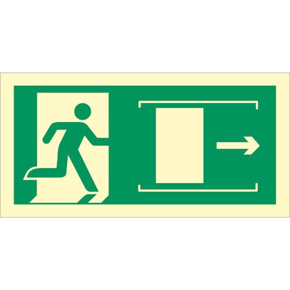 Sign IMO Exit right sliding door 100031 | Køb hos SikkerhedsGiganten ...