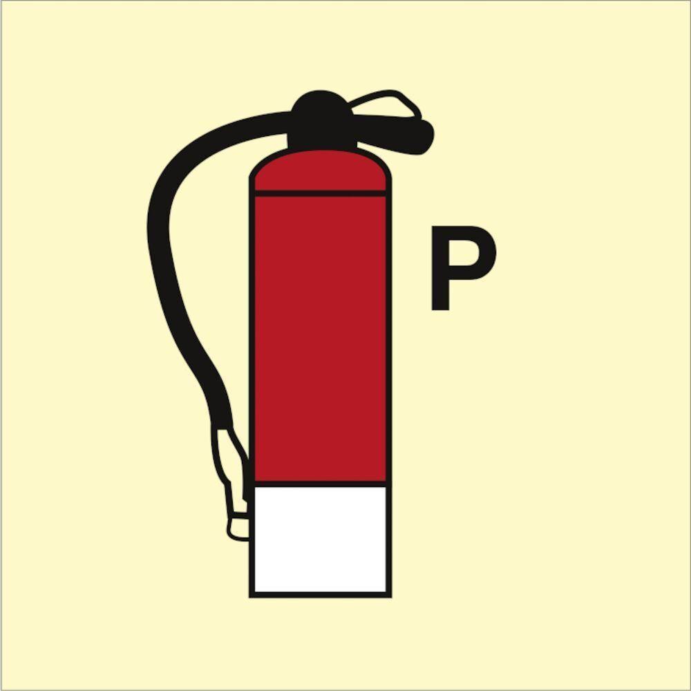 Sign IMO Fire Extinguisher Powder 104403 | Køb hos SikkerhedsGiganten ...