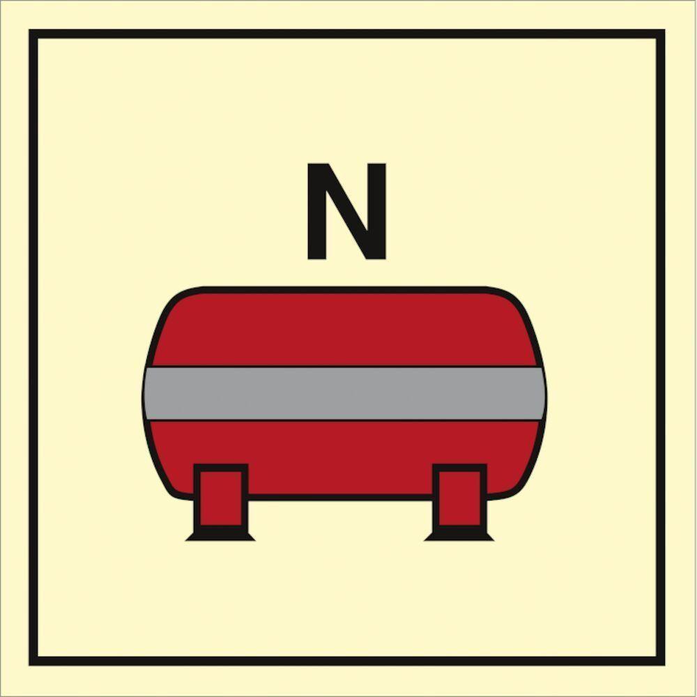 Sign IMO Fixed nitrogen fire extinguishing installation 104164 ...