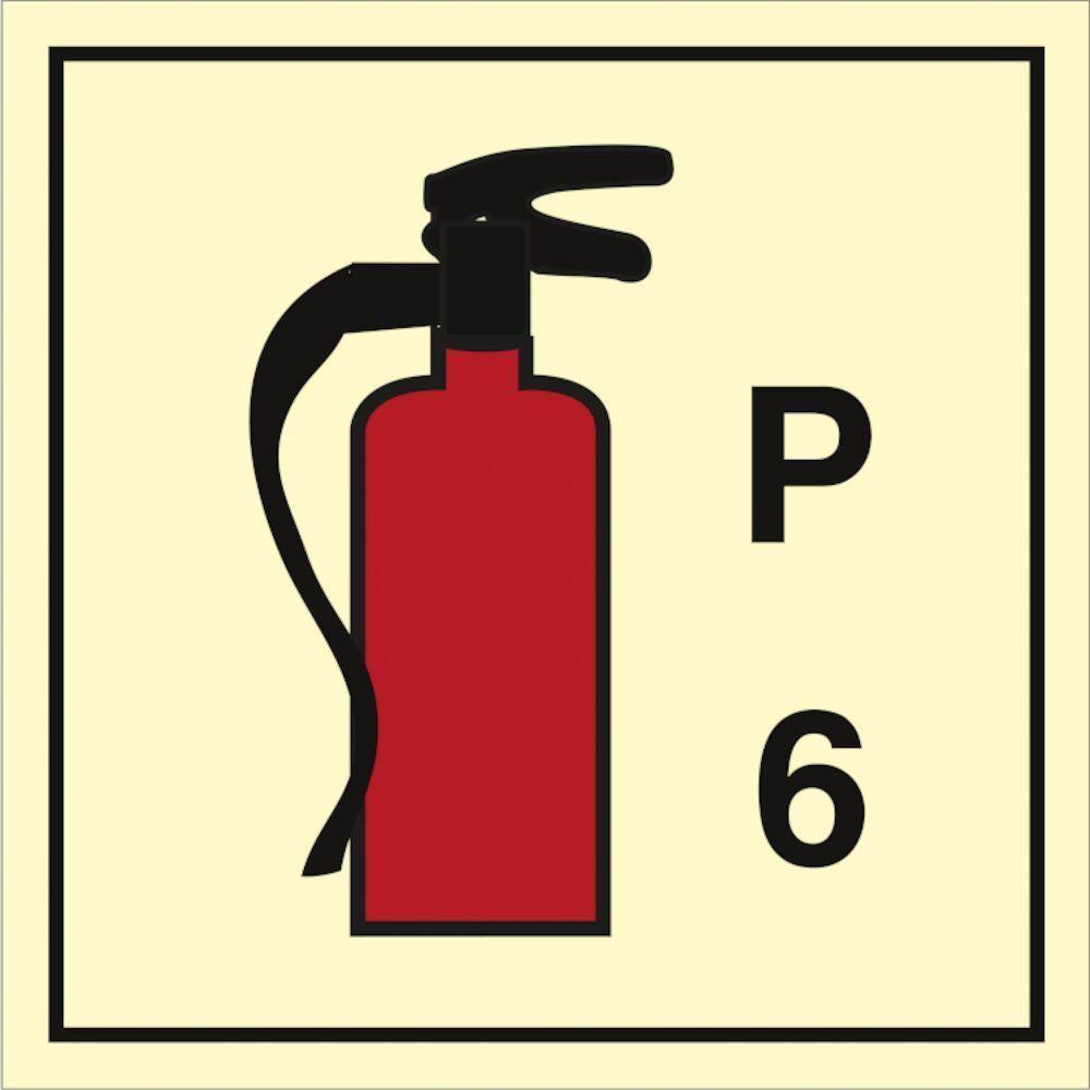 Sign IMO Portable fire extinguishers powder 6 | Køb hos ...