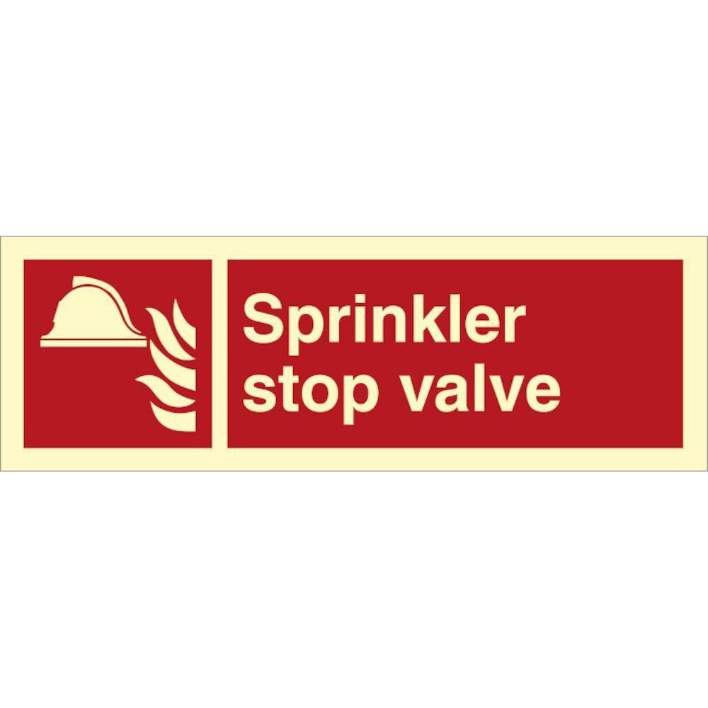 Sign IMO Sprinkler stop wave | Køb hos SikkerhedsGiganten ...