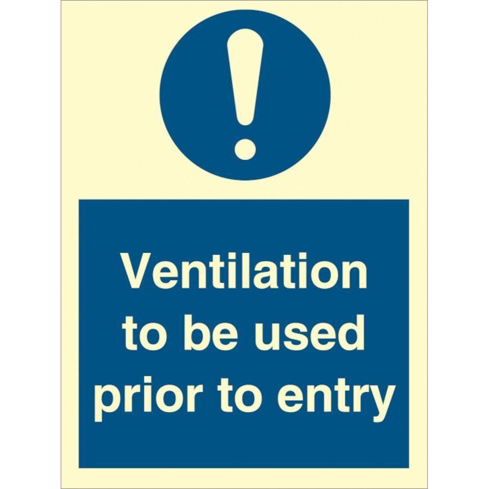 Sign IMO Ventilation to be used prior to entry | Køb hos ...