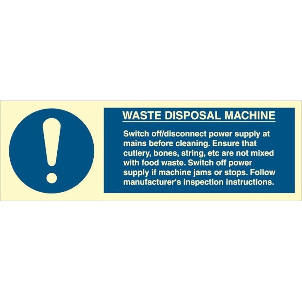 Sign IMO Waste Disposal Machine | Køb hos SikkerhedsGiganten ...