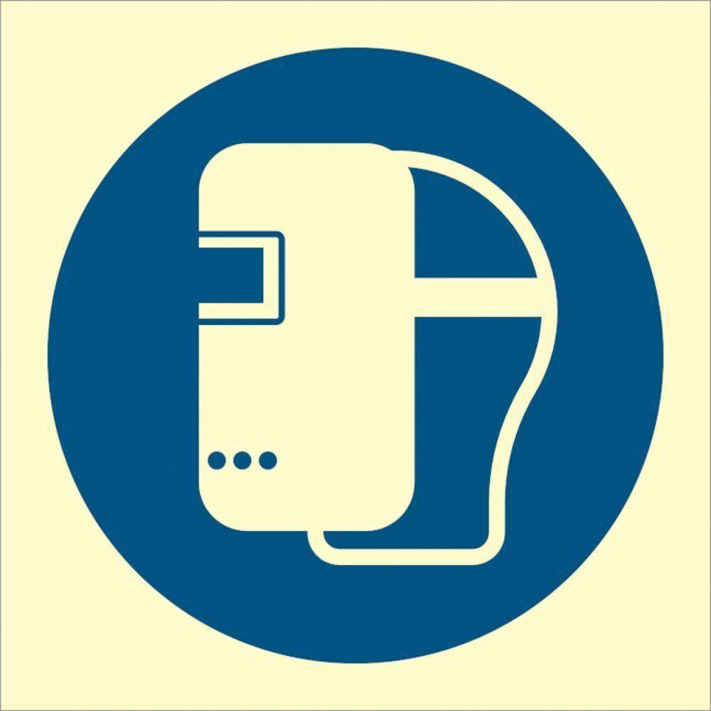 Sign IMO Wear a welding mask | Køb hos SikkerhedsGiganten ...