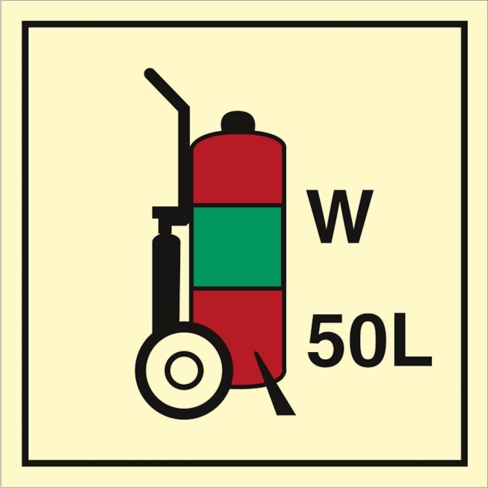 Sign IMO Wheeled fire extinguisher Water 50L | Køb hos ...