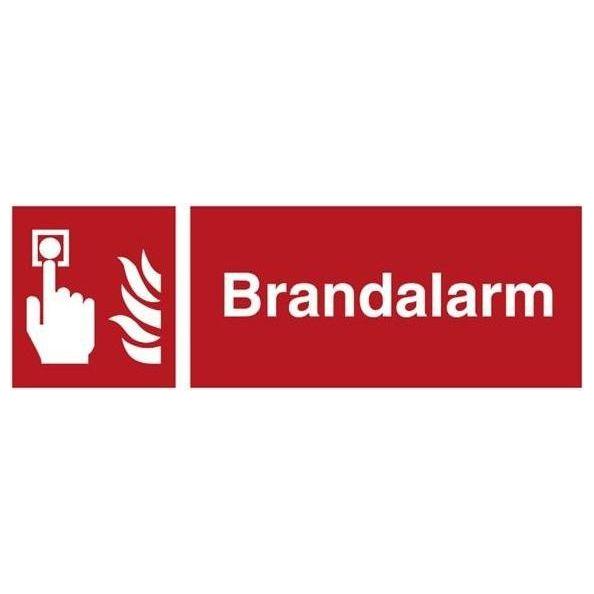 Skilt Brandalarm H419 | Køb hos SikkerhedsGiganten – Sikkerhedsgiganten